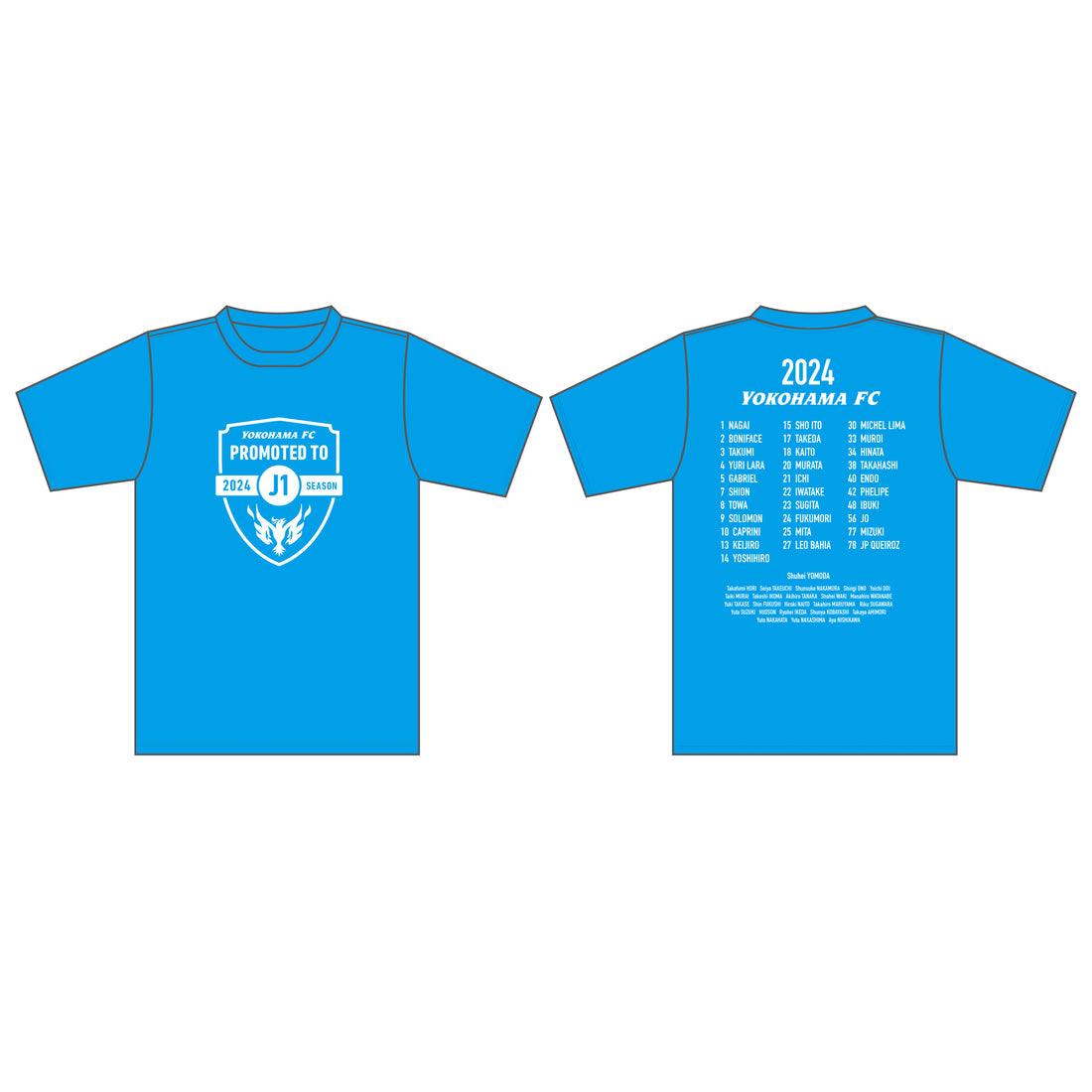 2024横浜FC J1昇格記念Tシャツ | 横浜FC・公式オンラインストア